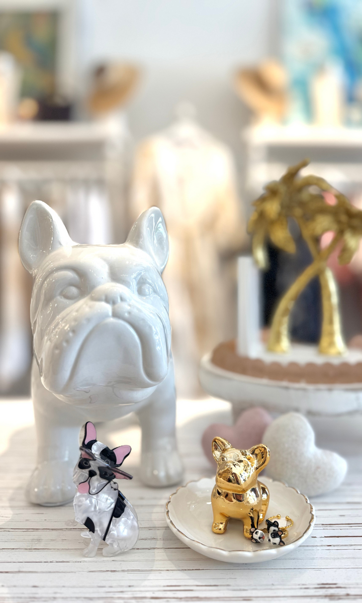 Frenchie Ceramic Statue – Island Girl Miami